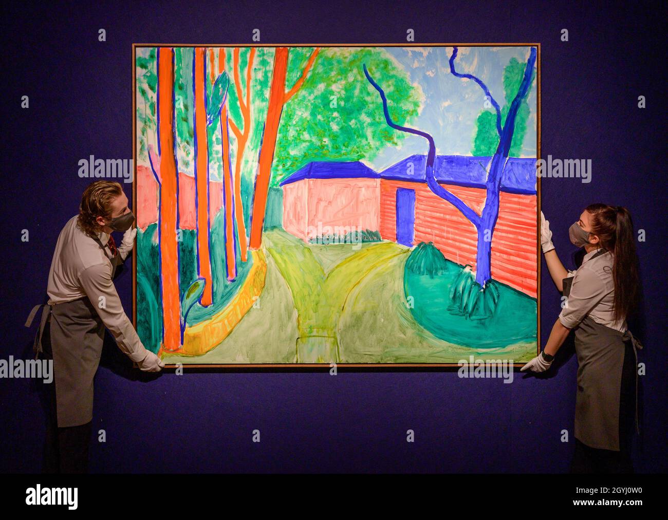 David hockney b 1937 hi-res stock photography and images - Alamy