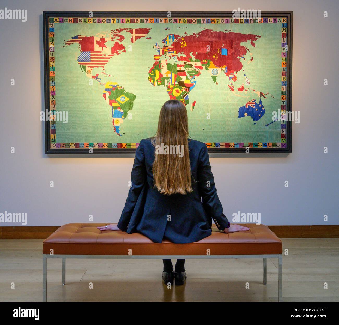 Christie's, London, UK. 8th Oct, 2021. Works by Jean-Michel Basquiat ...