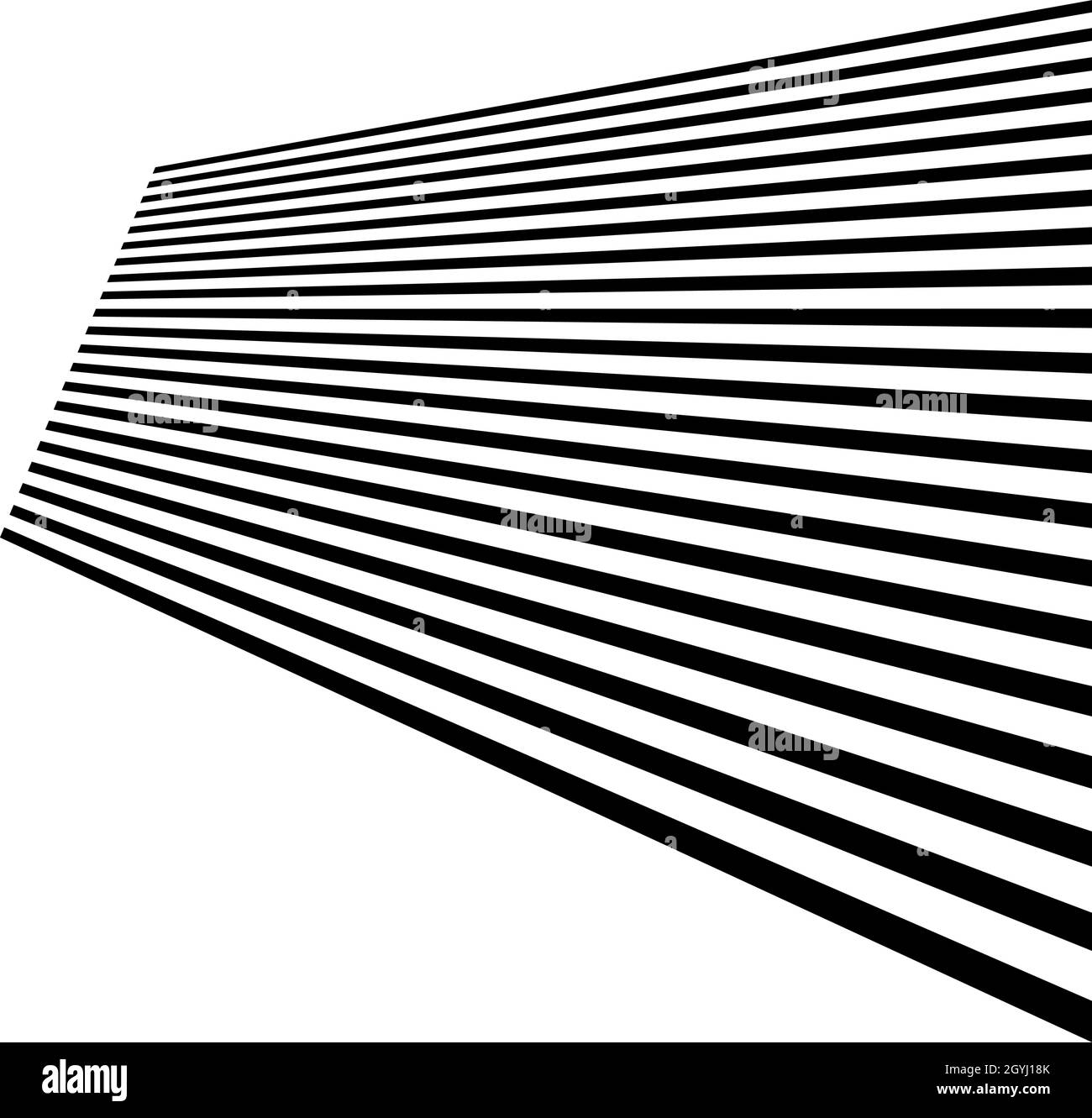 3D straight, parallel dynamic irregular lines, stripes element. Action ...