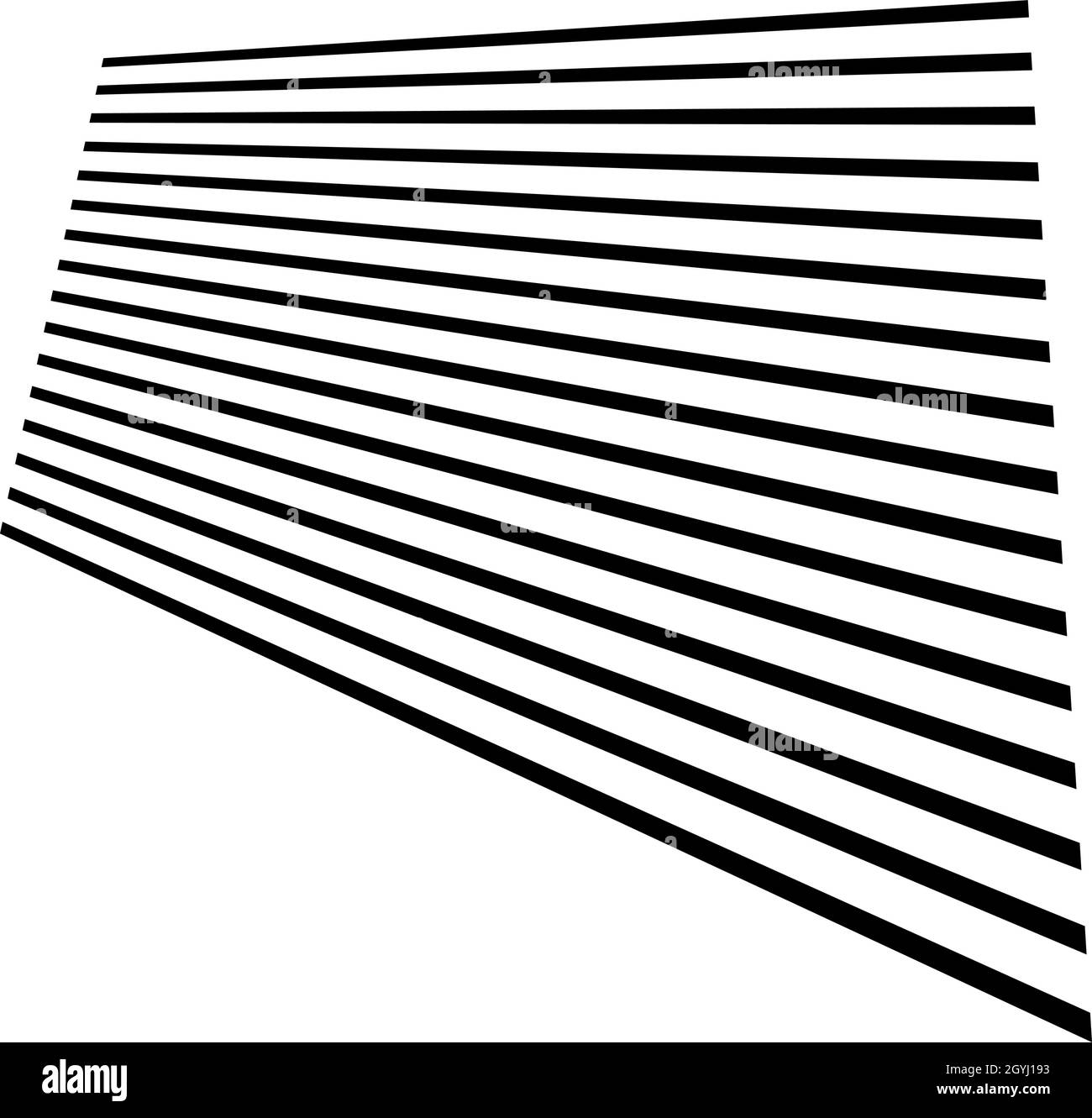 3D straight, parallel dynamic irregular lines, stripes element. Action ...