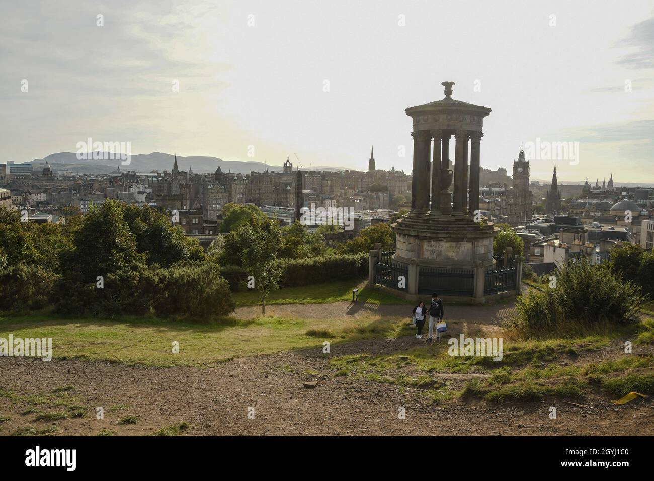 Edinburgh city centre Stock Photo - Alamy