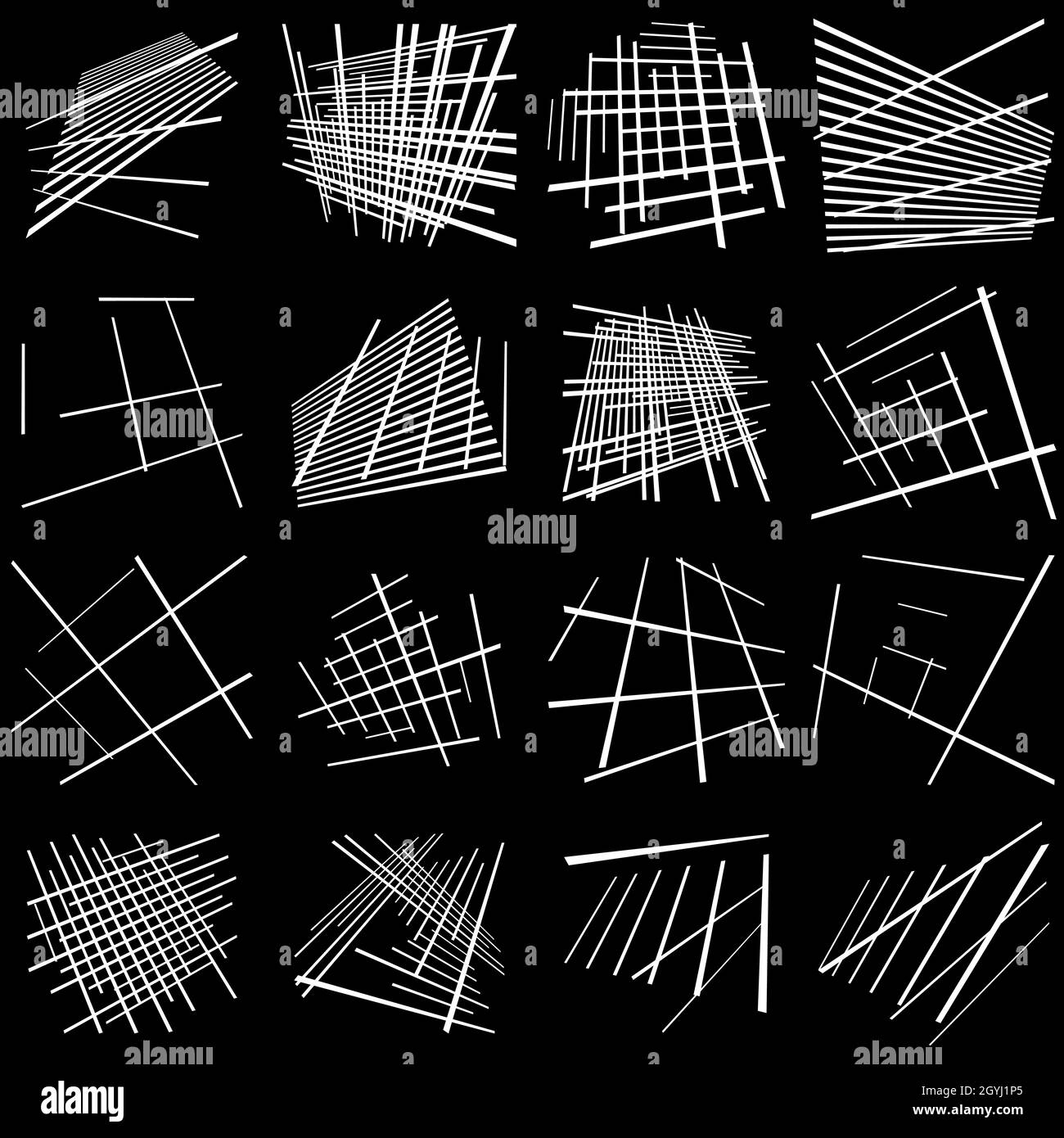 3d ,spatial grids, meshes. Interlace, interlocking, intersecting lines ...