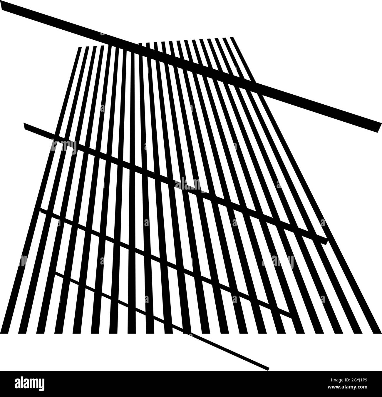 3d ,spatial grids, meshes. Interlace, interlocking, intersecting lines ...