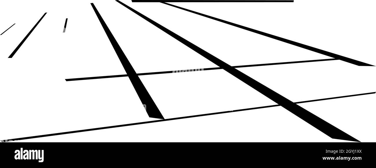 3d spatial grid, mesh, grating and lattice abstract geometric shape ...