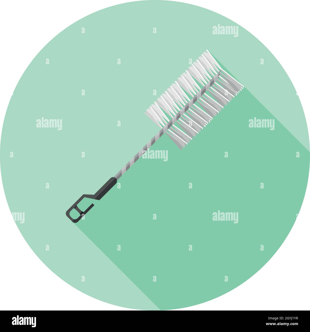 Vector Flat Design Bottle Brush Stock Vector Image & Art - Alamy