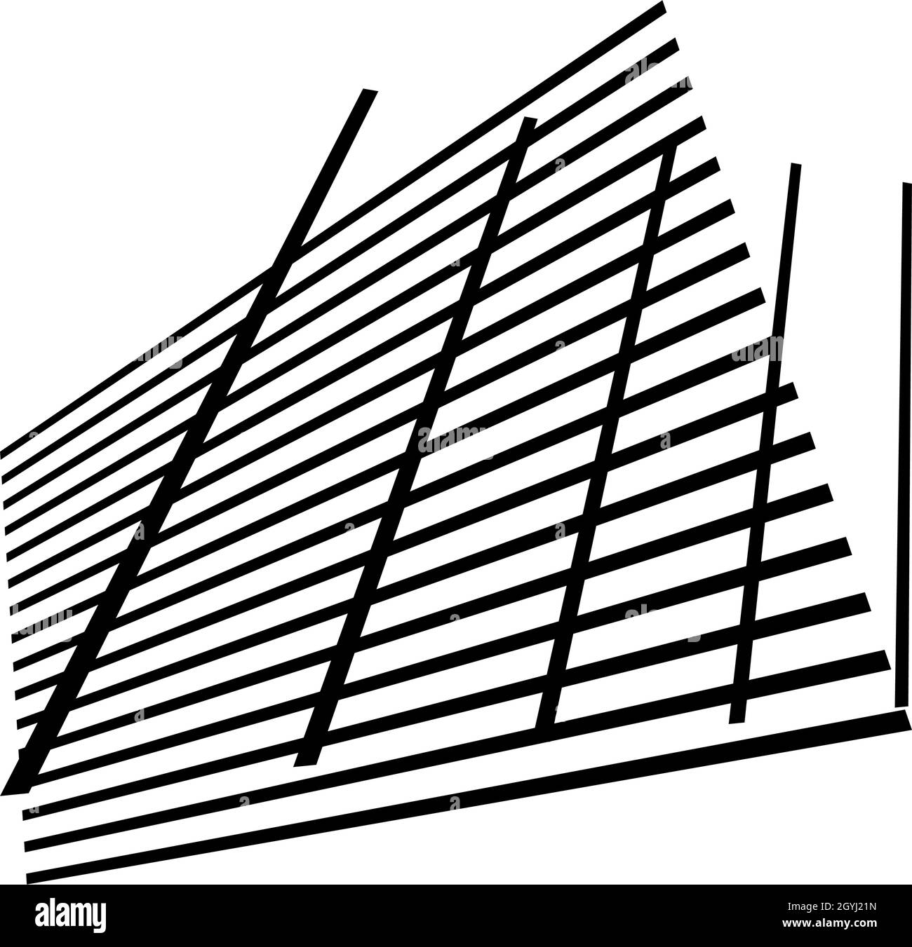 3d ,spatial grids, meshes. Interlace, interlocking, intersecting lines ...