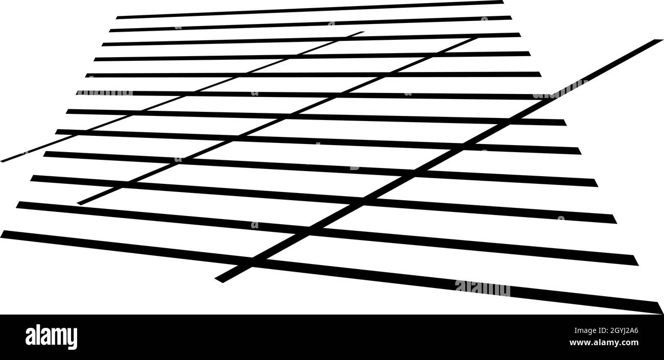 3d spatial grid, mesh, grating and lattice abstract geometric shape ...