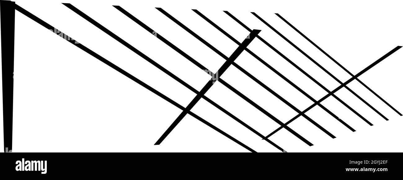 3d spatial grid, mesh, grating and lattice abstract geometric shape ...