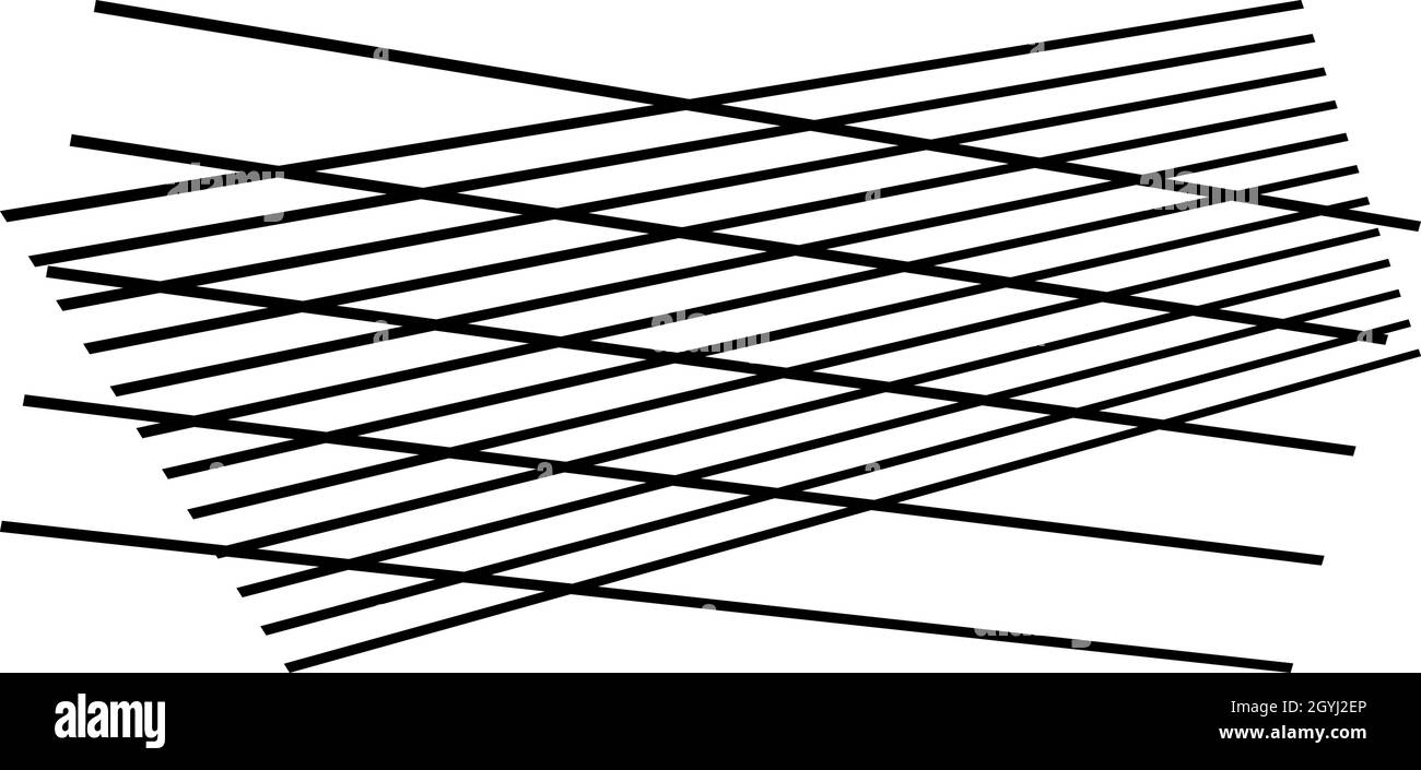 3d spatial grid, mesh, grating and lattice abstract geometric shape, element. Intersecting lines ...