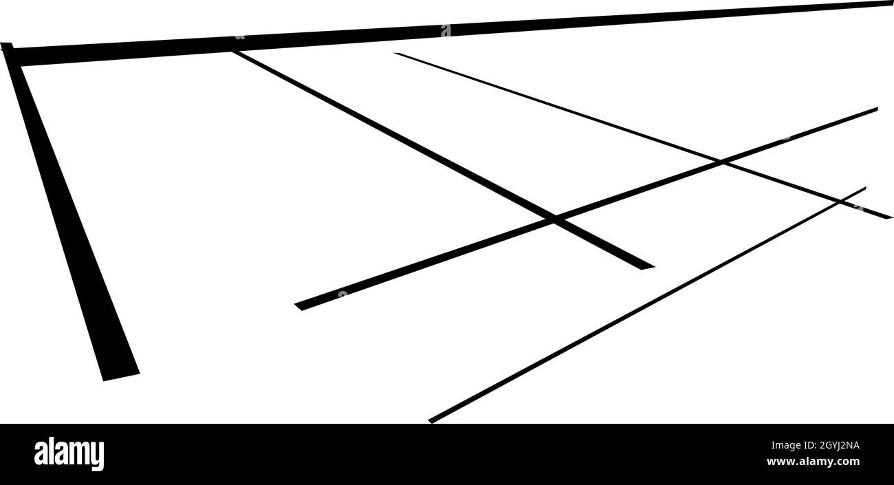 3d spatial grid, mesh, grating and lattice abstract geometric shape ...