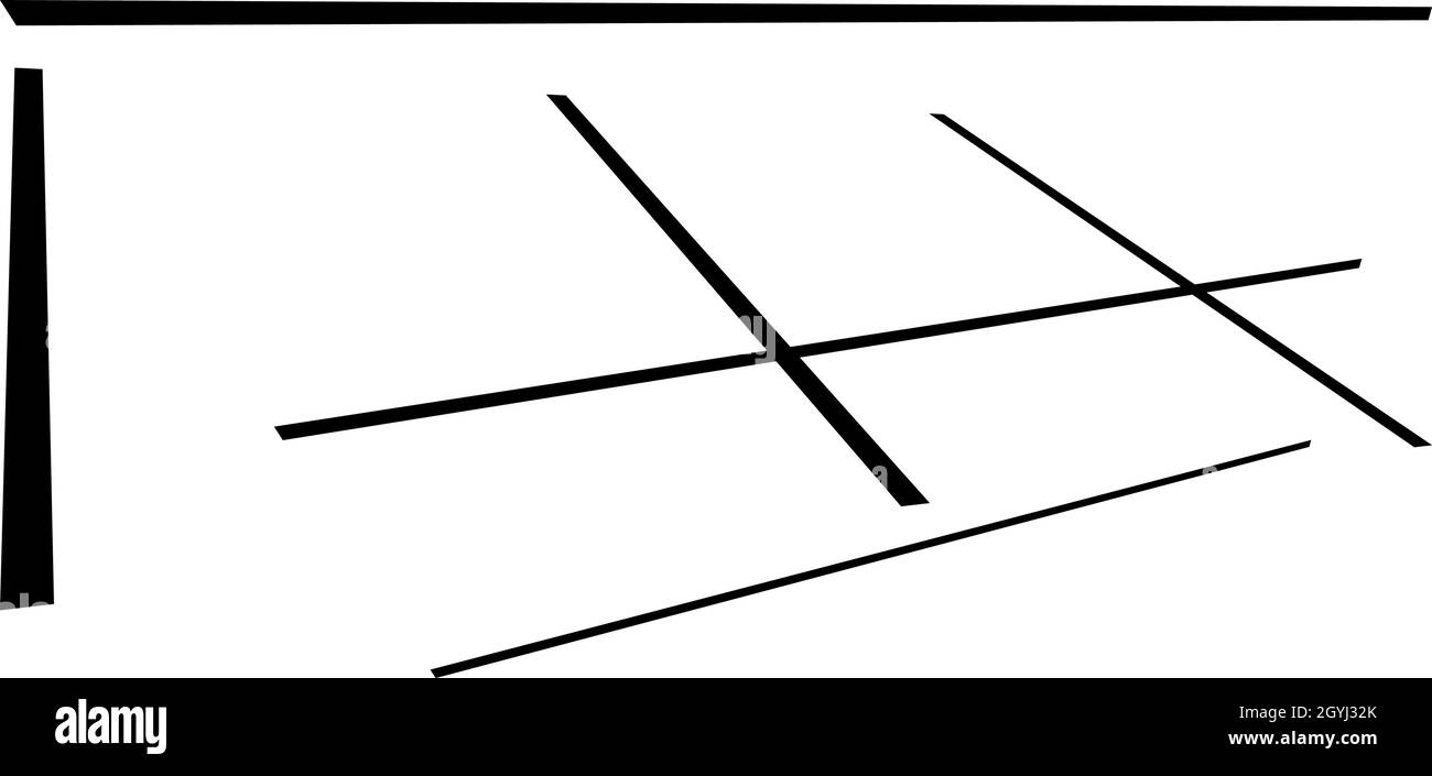 3d spatial grid, mesh, grating and lattice abstract geometric shape ...