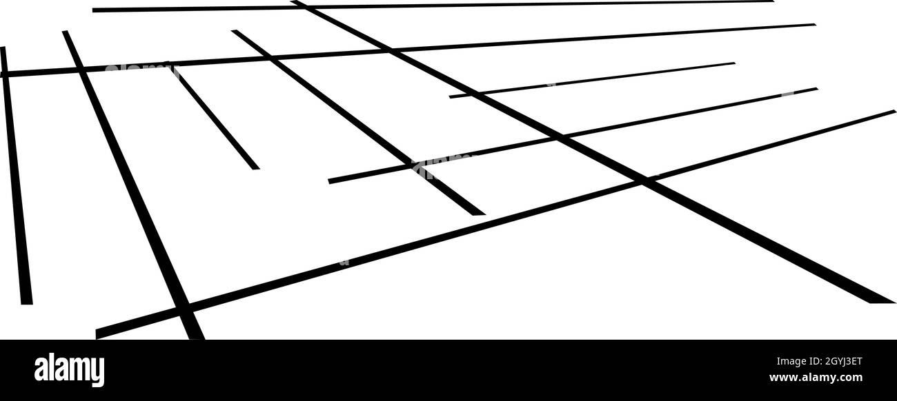 3d spatial grid, mesh, grating and lattice abstract geometric shape ...