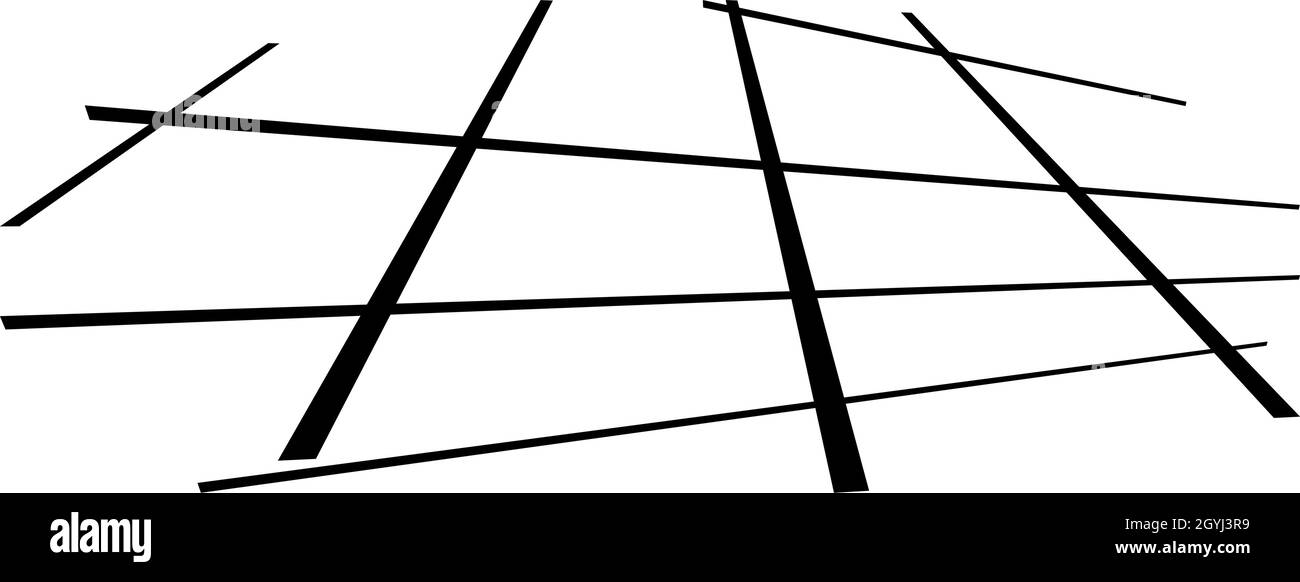 3d spatial grid, mesh, grating and lattice abstract geometric shape ...