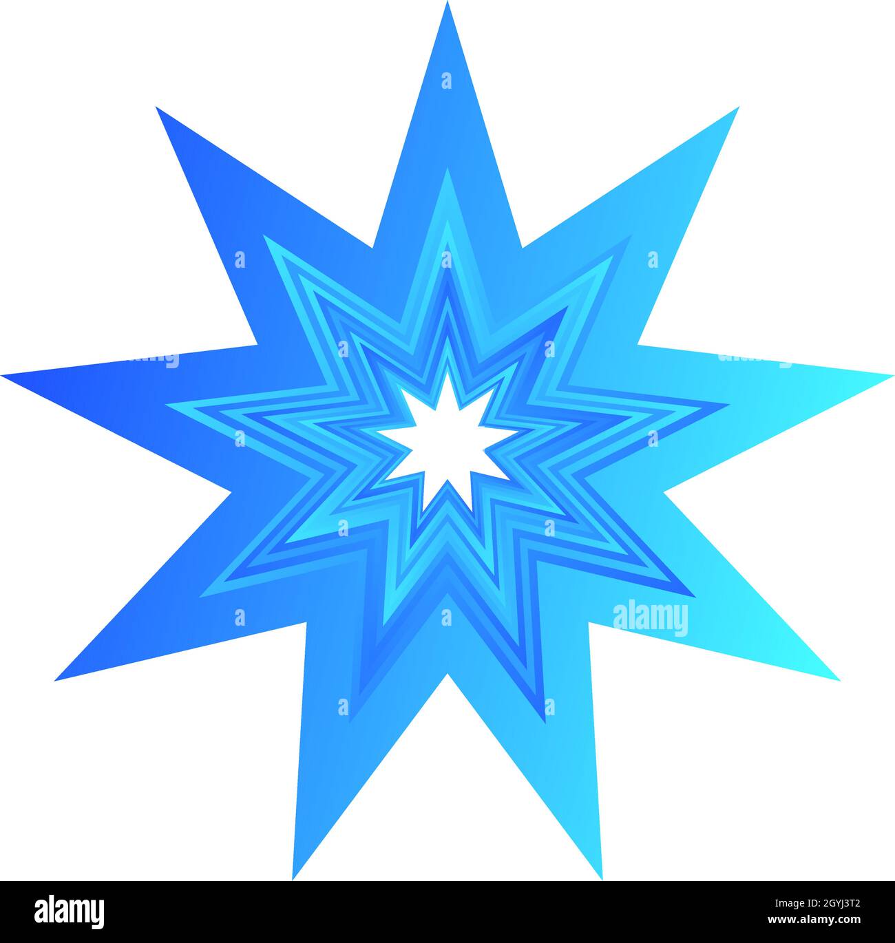 Star, starlet shape, element vector - stock vector illustration, clip ...