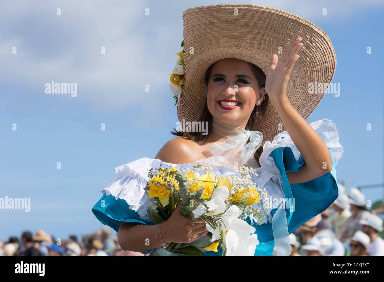 Parade of Madeira Flower Festival, know as Festa da flor, in Funchal ...