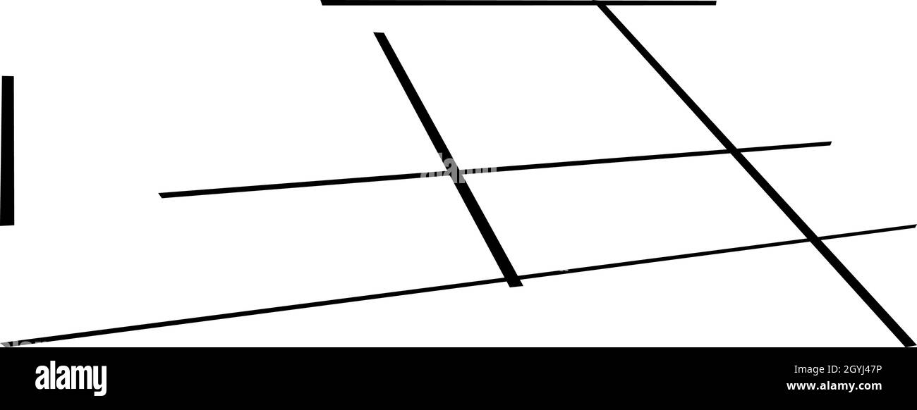 3d spatial grid, mesh, grating and lattice abstract geometric shape ...