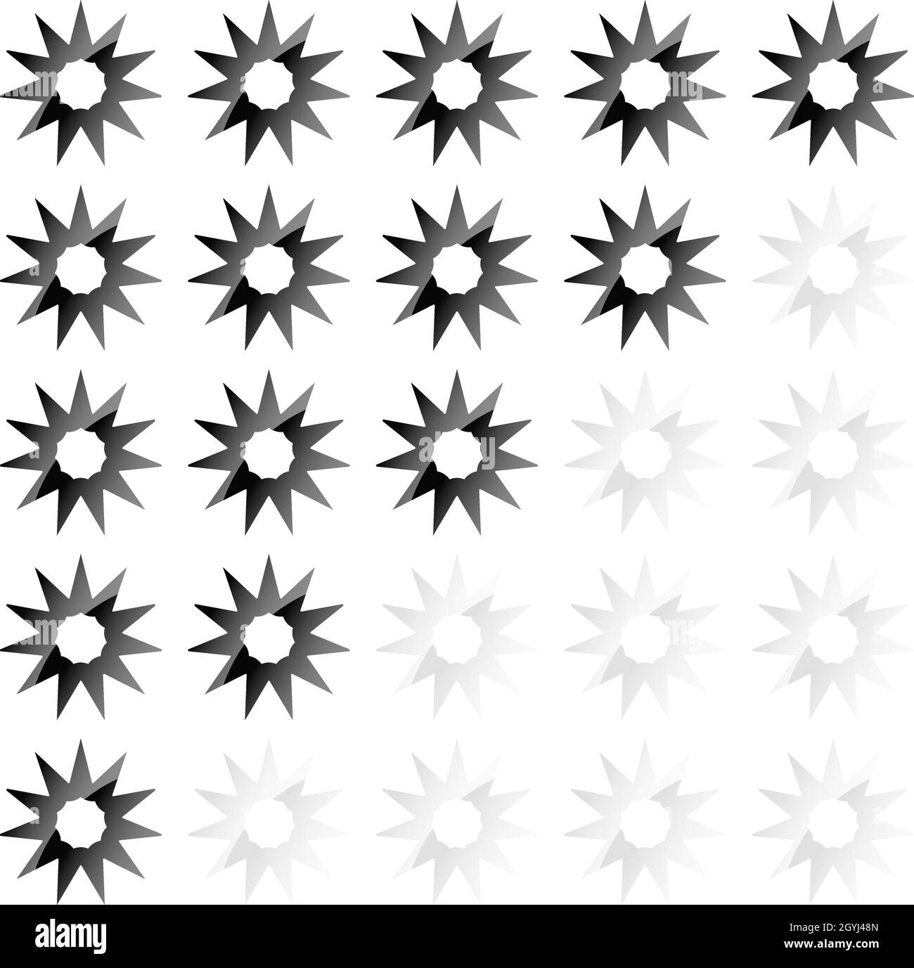 Star rating element. Reward, quality level, user satisfaction, ranking ...