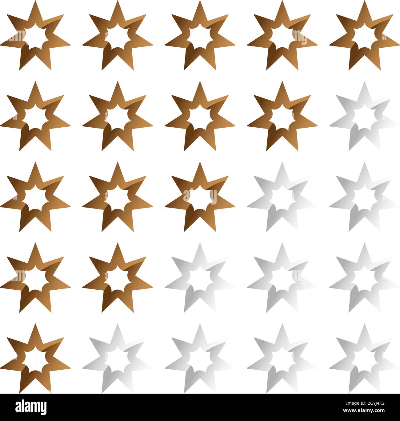 Star rating element. Reward, quality level, user satisfaction, ranking ...