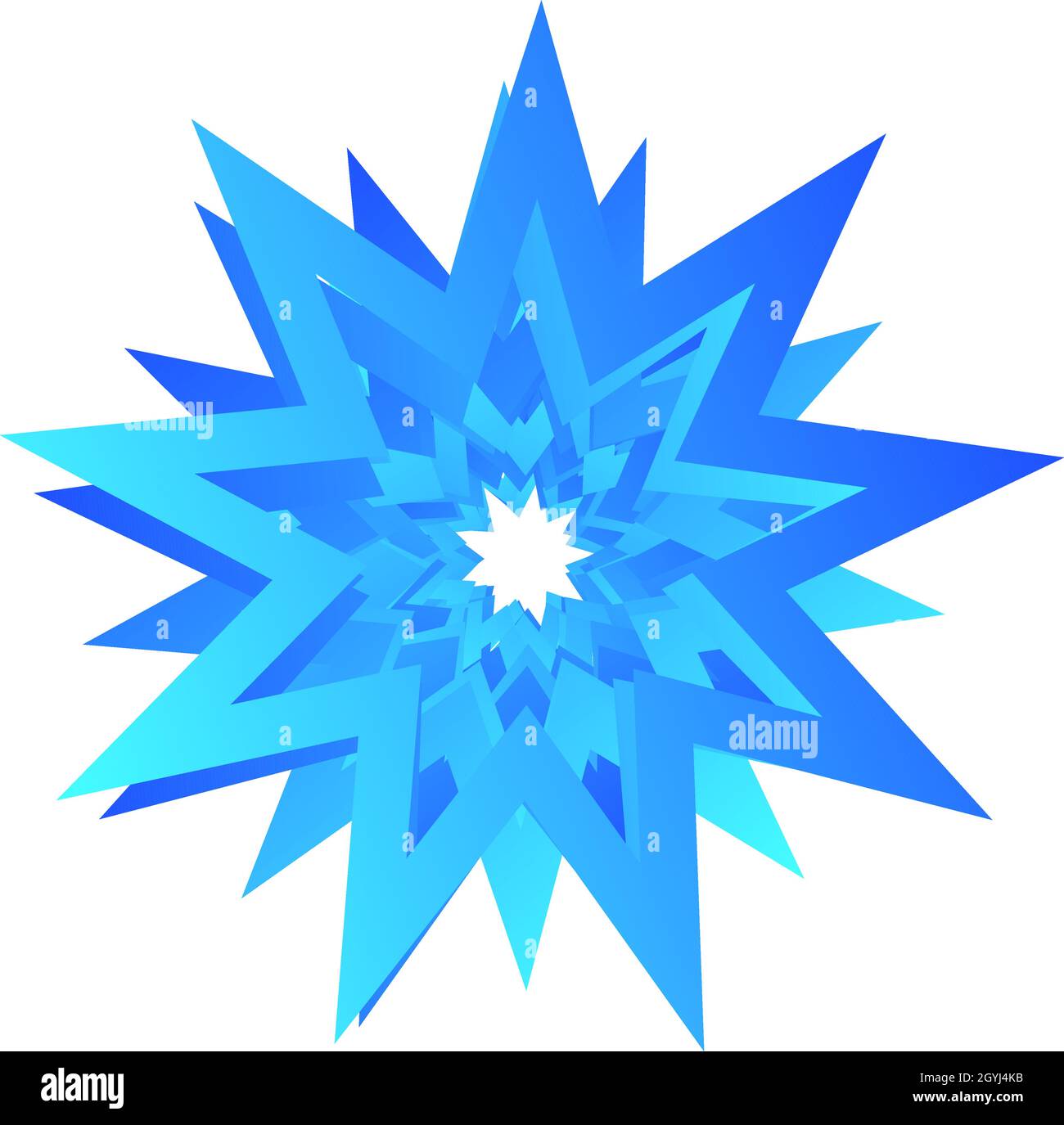 Star, starlet shape, element vector - stock vector illustration, clip ...