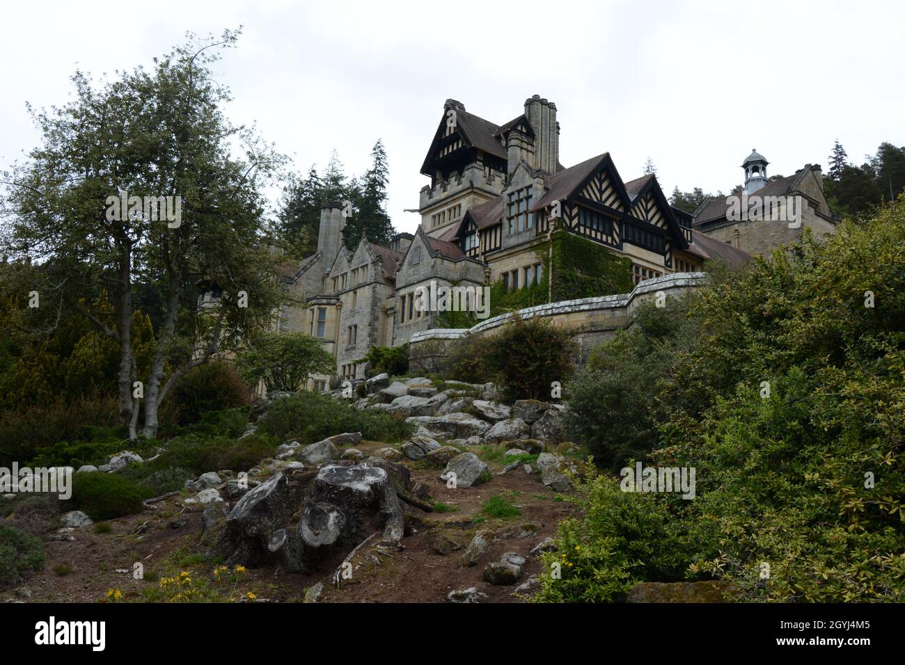 Cragside Northumberland National Trust Stock Photo - Alamy