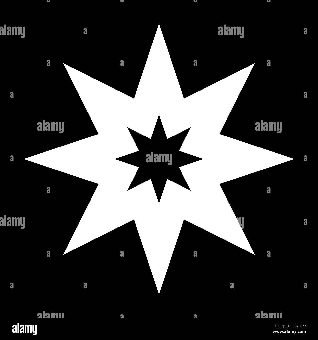 Star, starlet shape, element vector - stock vector illustration, clip ...