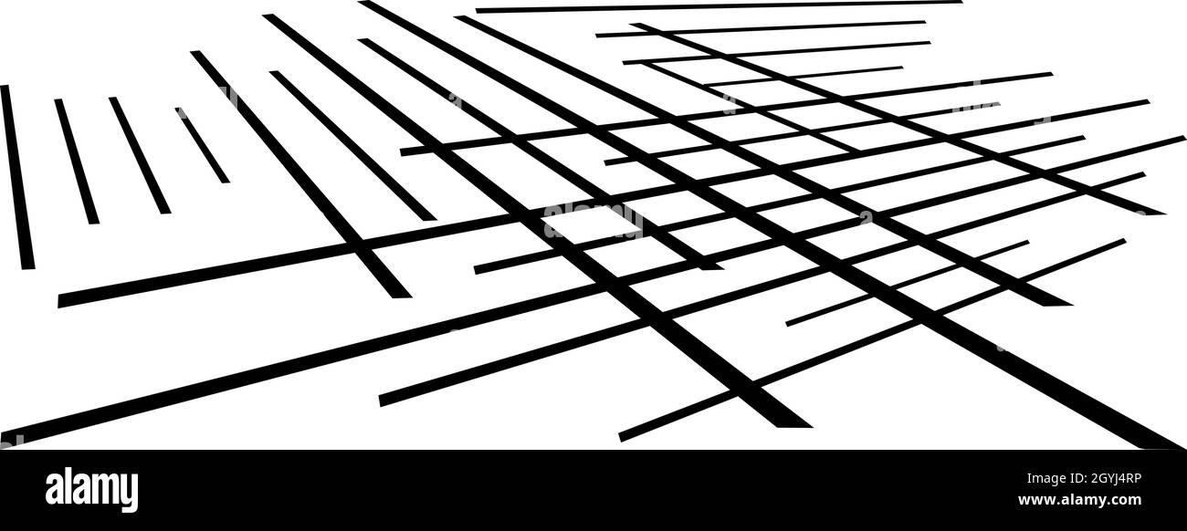 3d spatial grid, mesh, grating and lattice abstract geometric shape ...