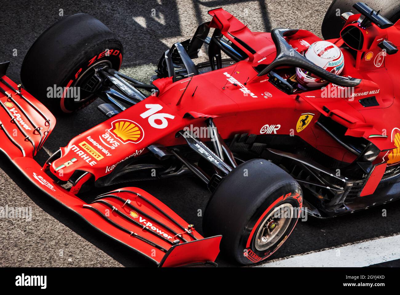 Istanbul, Turkey. 08th Oct, 2021. Charles Leclerc (MON) Ferrari SF-21 ...