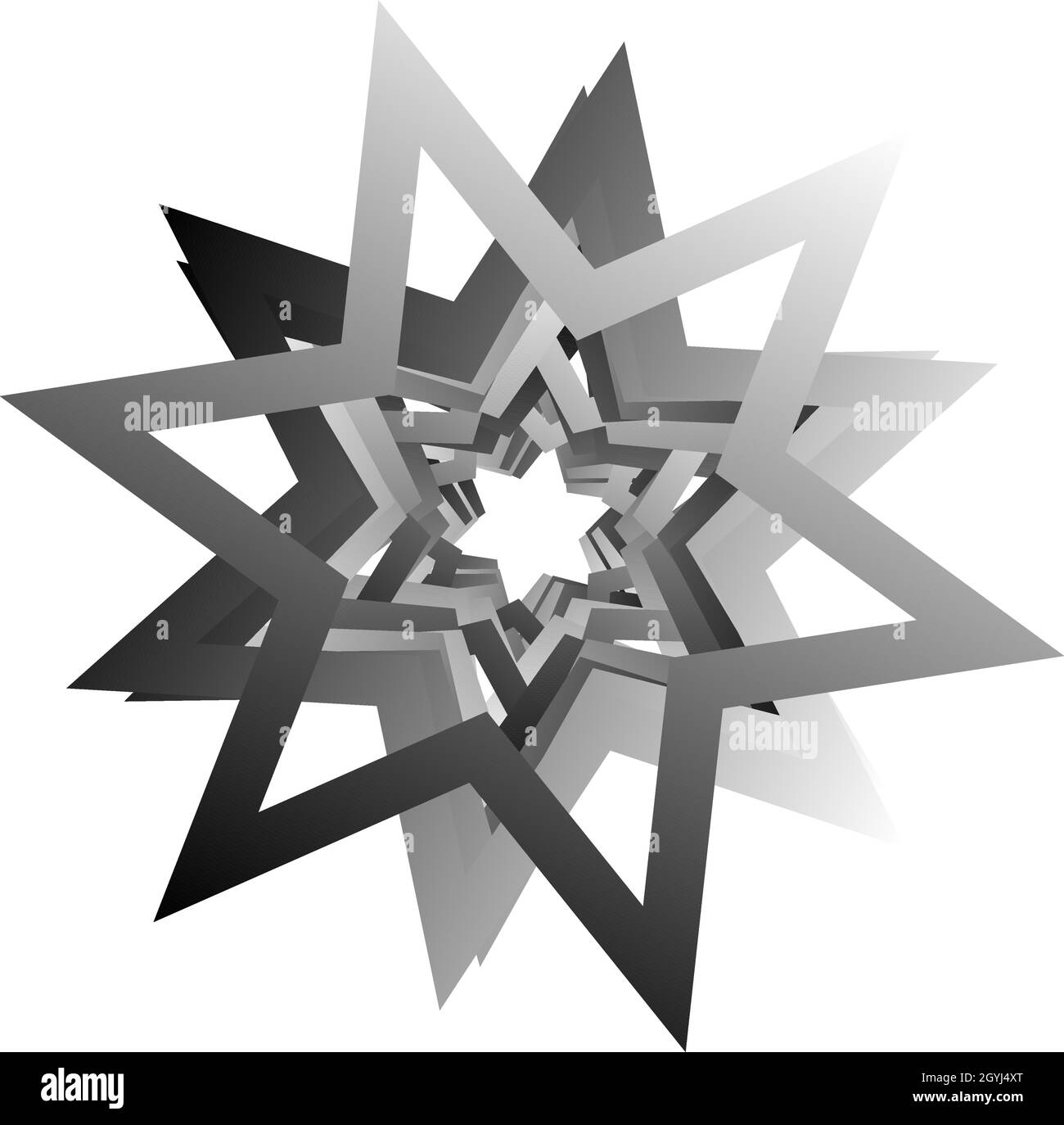 Star, starlet shape, element vector - stock vector illustration, clip ...