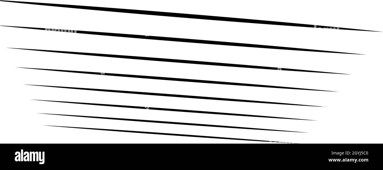3D straight, parallel dynamic irregular lines, stripes element. Action ...