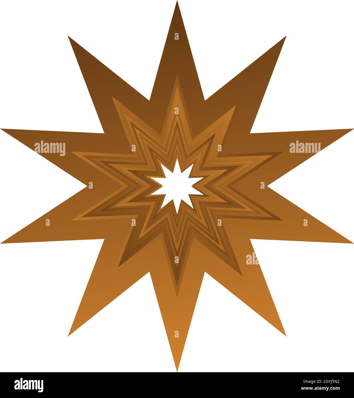 Star, starlet shape, element vector - stock vector illustration, clip ...