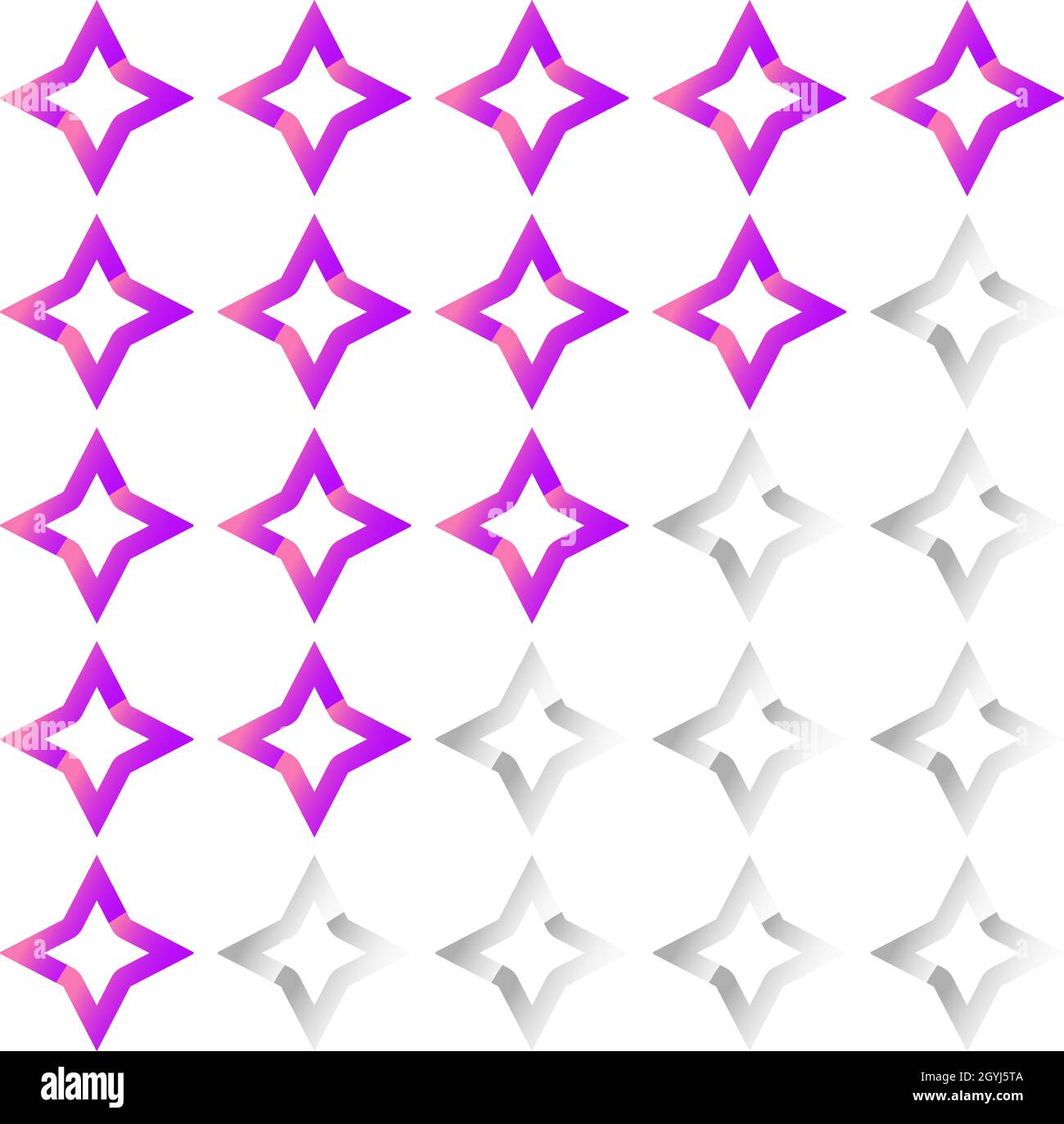 Star rating element. Reward, quality level, user satisfaction, ranking ...