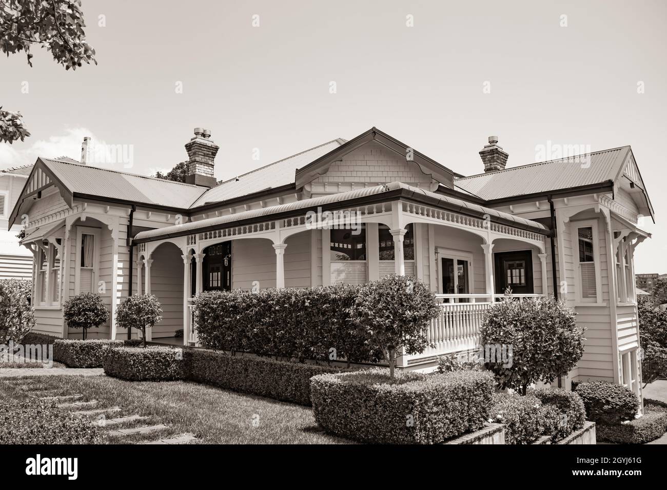 Auckland colonial architecture hi-res stock photography and images - Alamy
