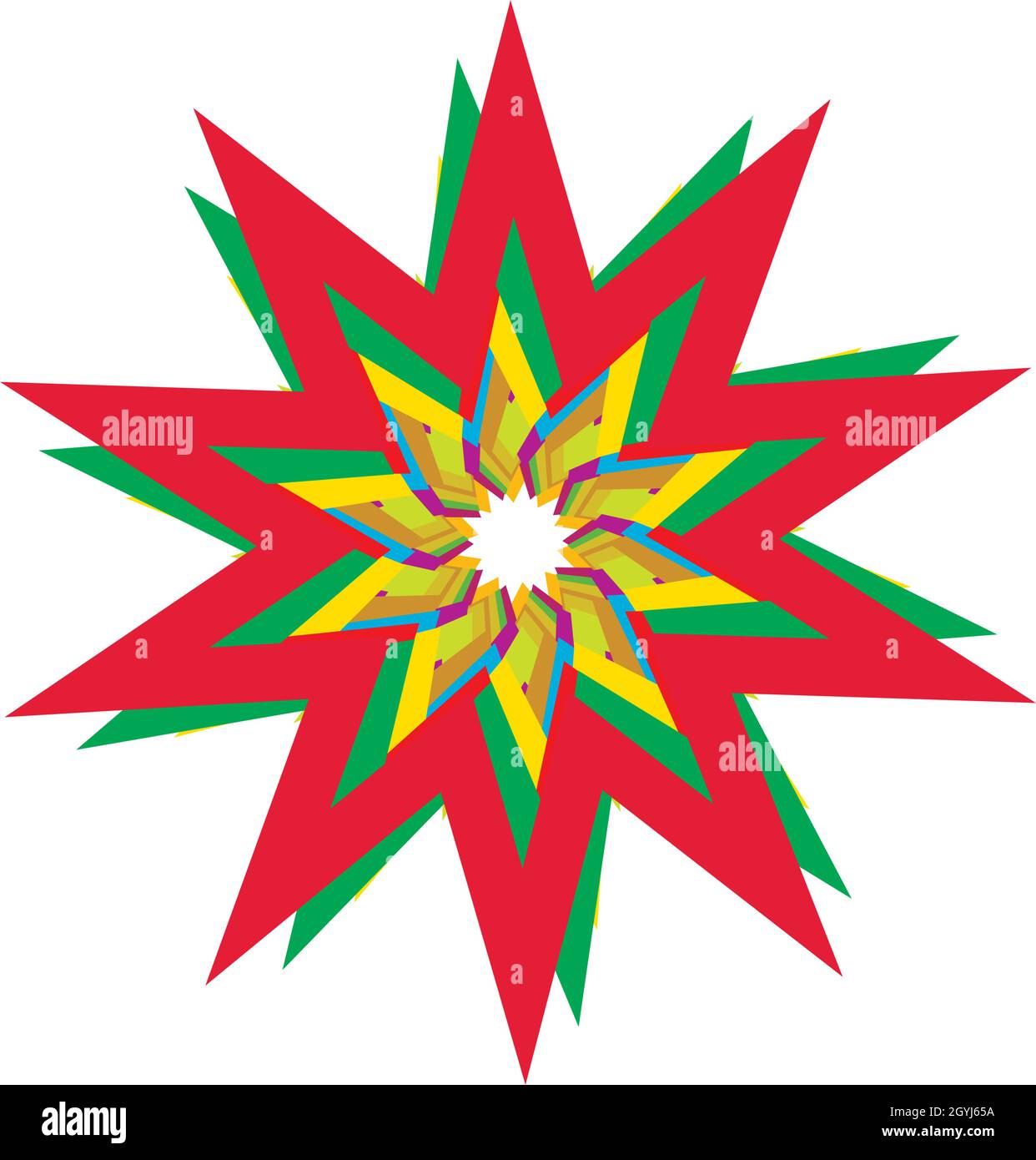 Star, starlet shape, element vector - stock vector illustration, clip ...