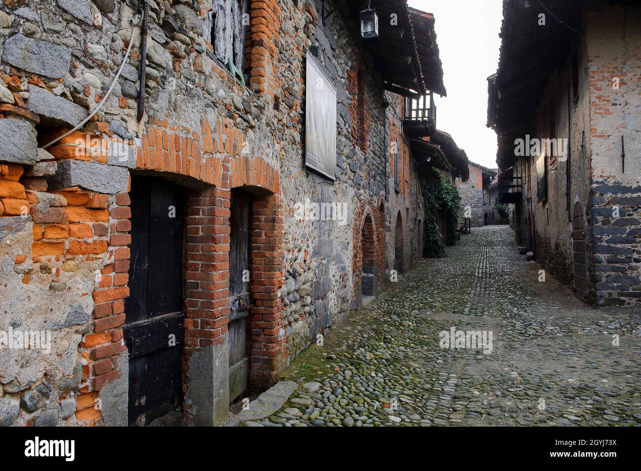 Europe, Italy, Piedmont, province of Biella, Candelo, the medieval ...