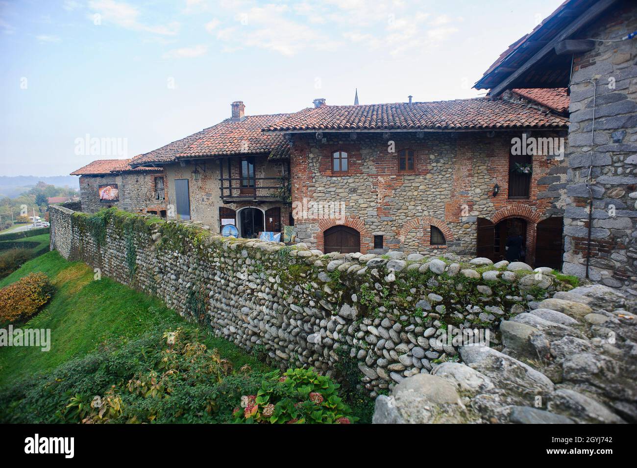 Europe, Italy, Piedmont, province of Biella, Candelo, the medieval ...