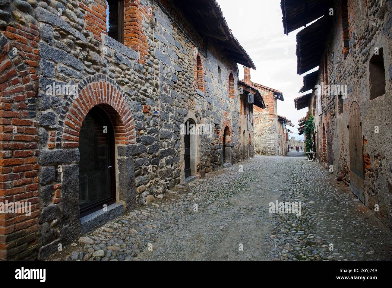 Europe, Italy, Piedmont, province of Biella, Candelo, the medieval ...