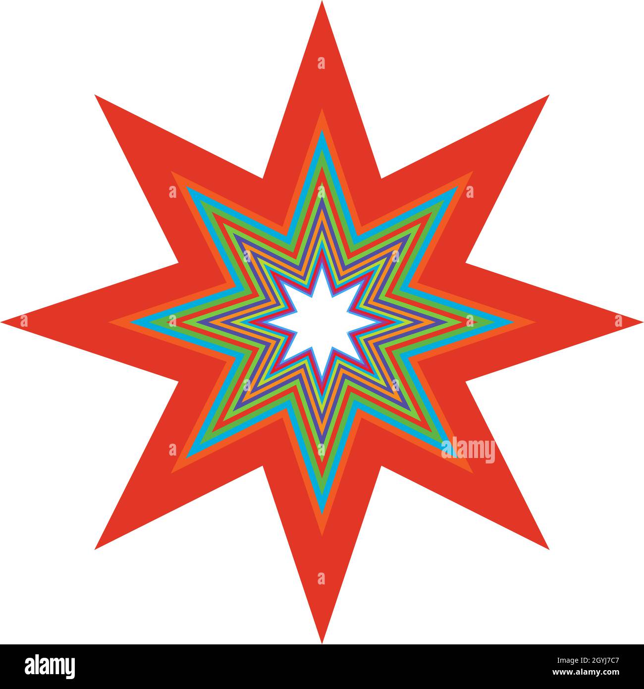 Star, starlet shape, element vector - stock vector illustration, clip ...