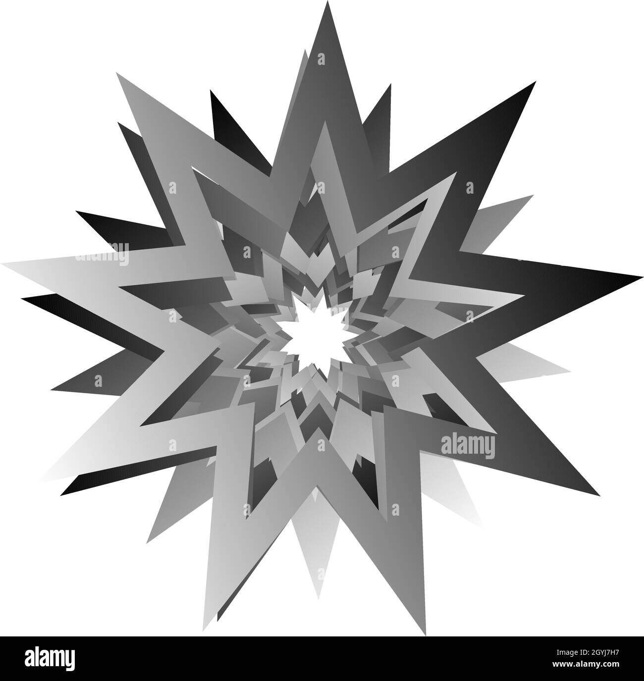Star, starlet shape, element vector - stock vector illustration, clip ...