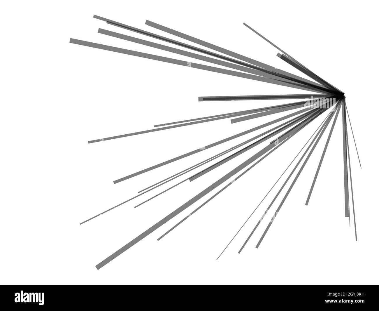 Radial Radiating Dynamic Lines Abstract Explosion Burst Rays Beams Monochrome Starburst