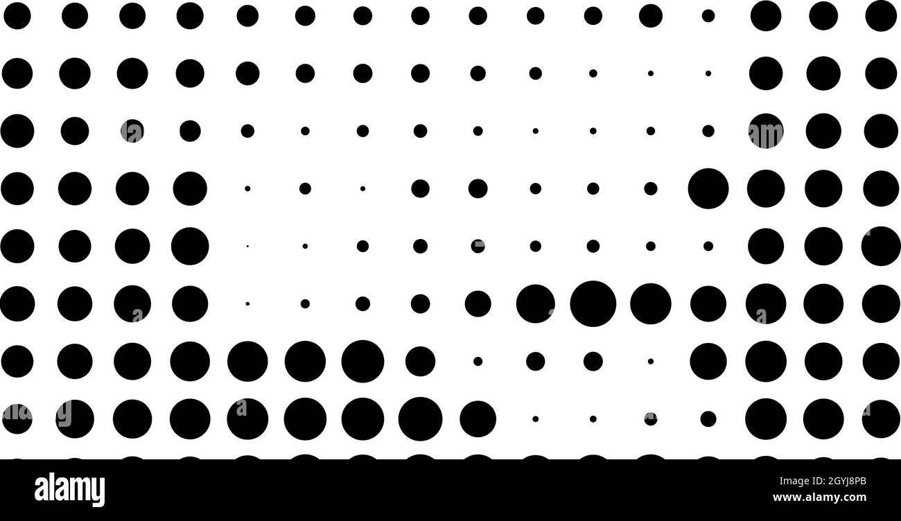 Halftone, random circles, random dots pattern, texture, background ...