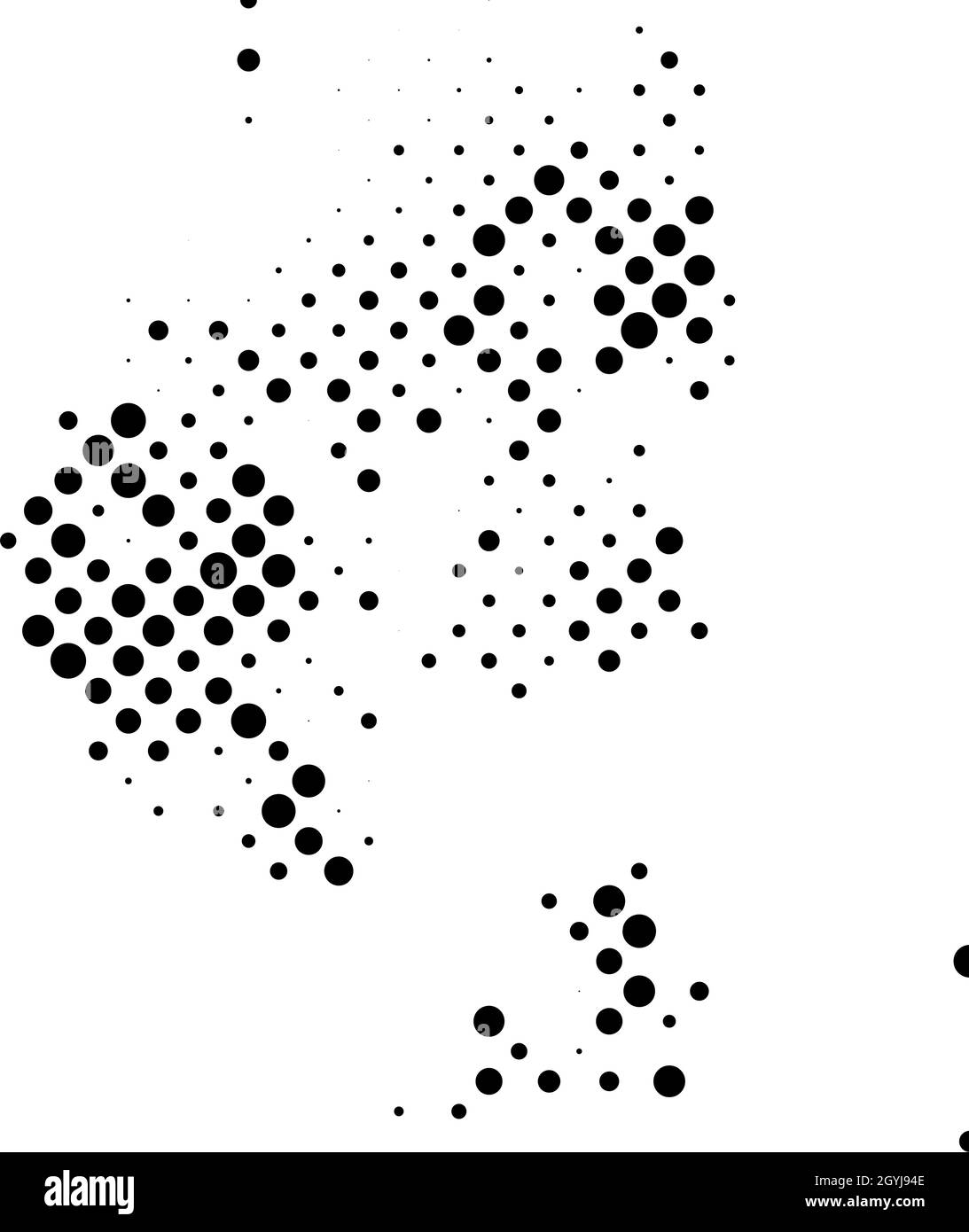 Halftone, random circles, random dots pattern, texture, background ...