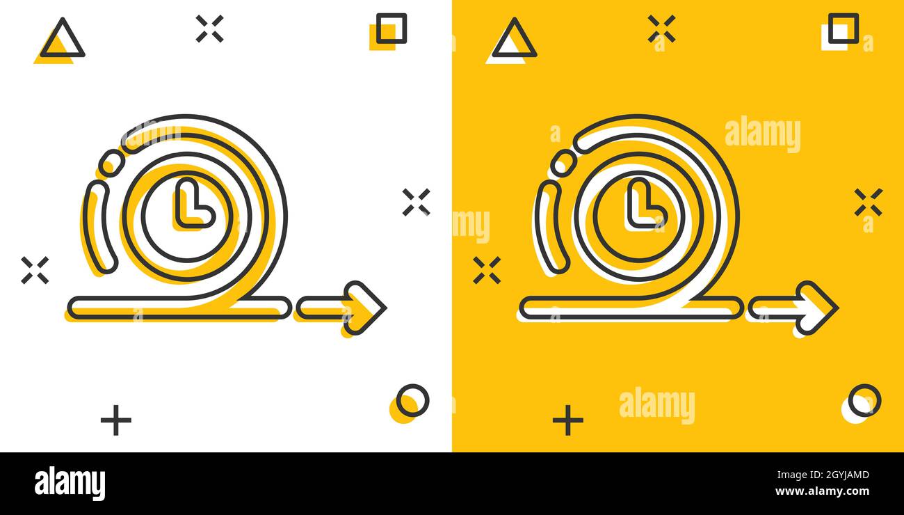 Agile icon in comic style. Flexible cartoon vector illustration on ...