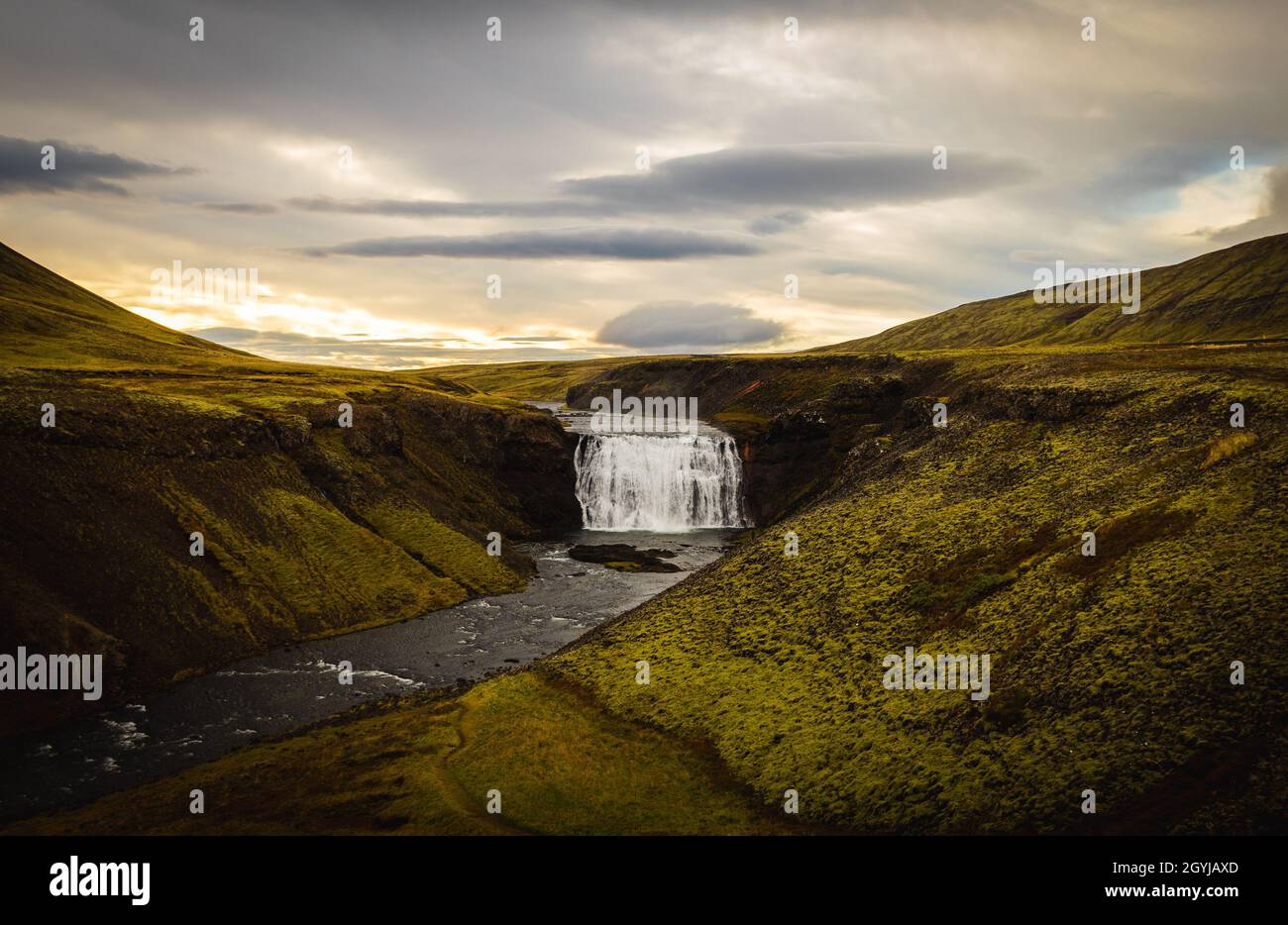 Thorufoss waterfall in iceland hi-res stock photography and images - Alamy