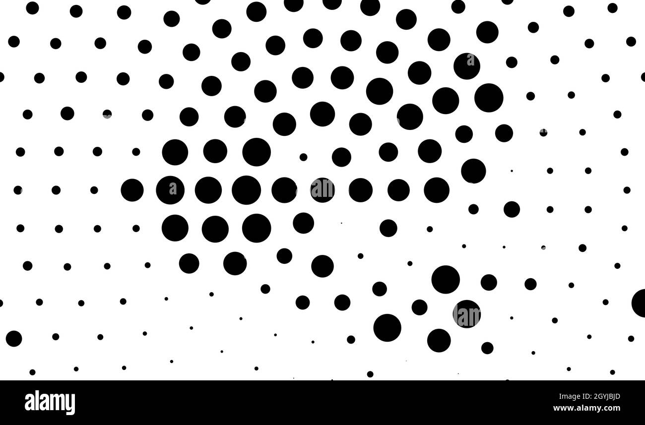 Halftone, random circles, random dots pattern, texture, background illustration - stock vector ...