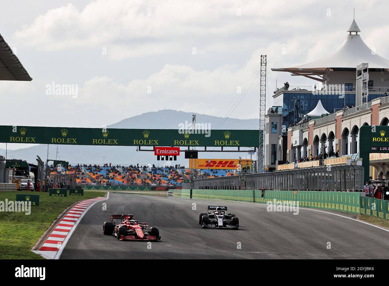 Istanbul, Turkey. 08th Oct, 2021. Charles Leclerc (MON) Ferrari SF-21 ...