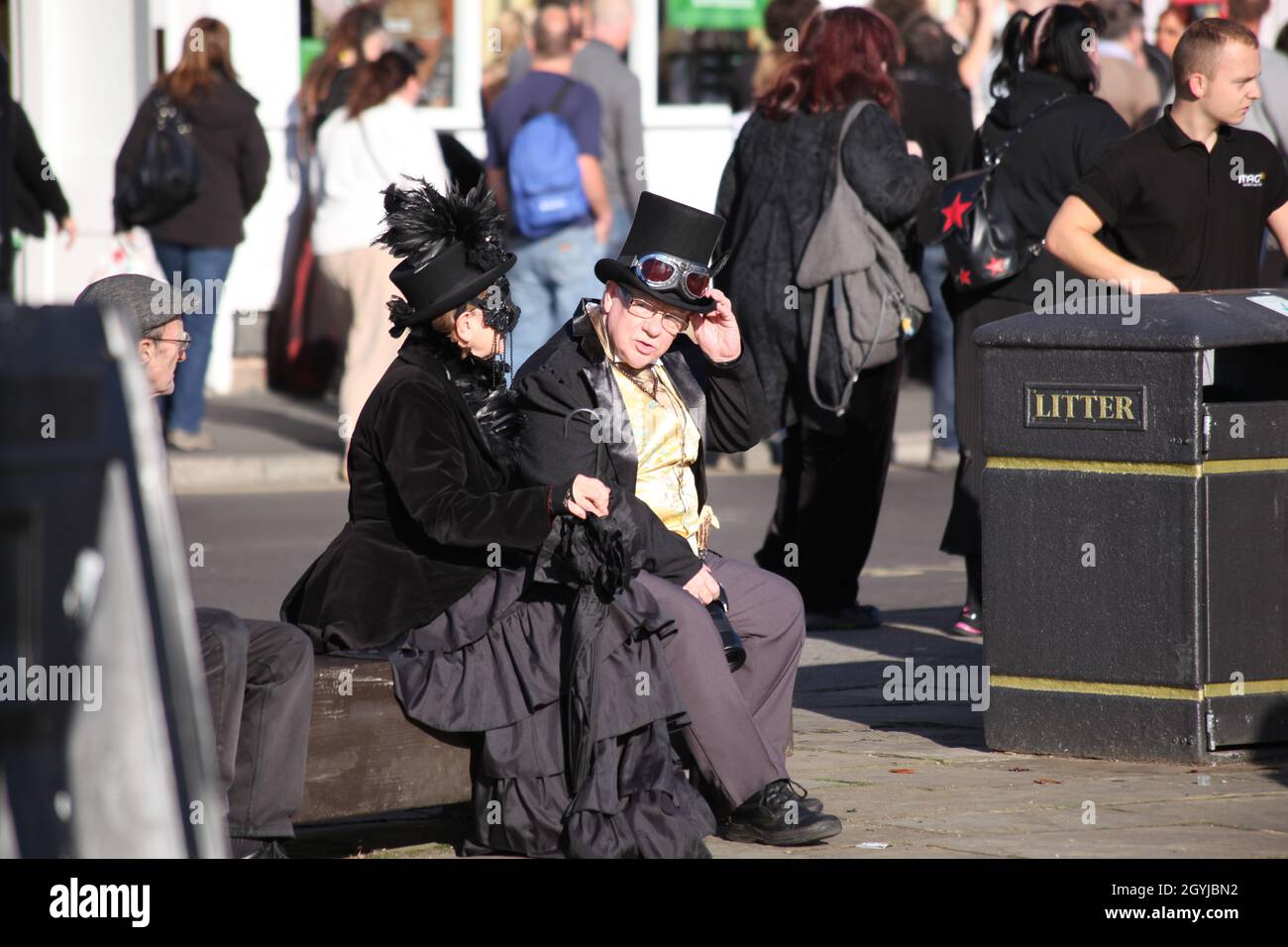 Older goths hi-res stock photography and images - Alamy