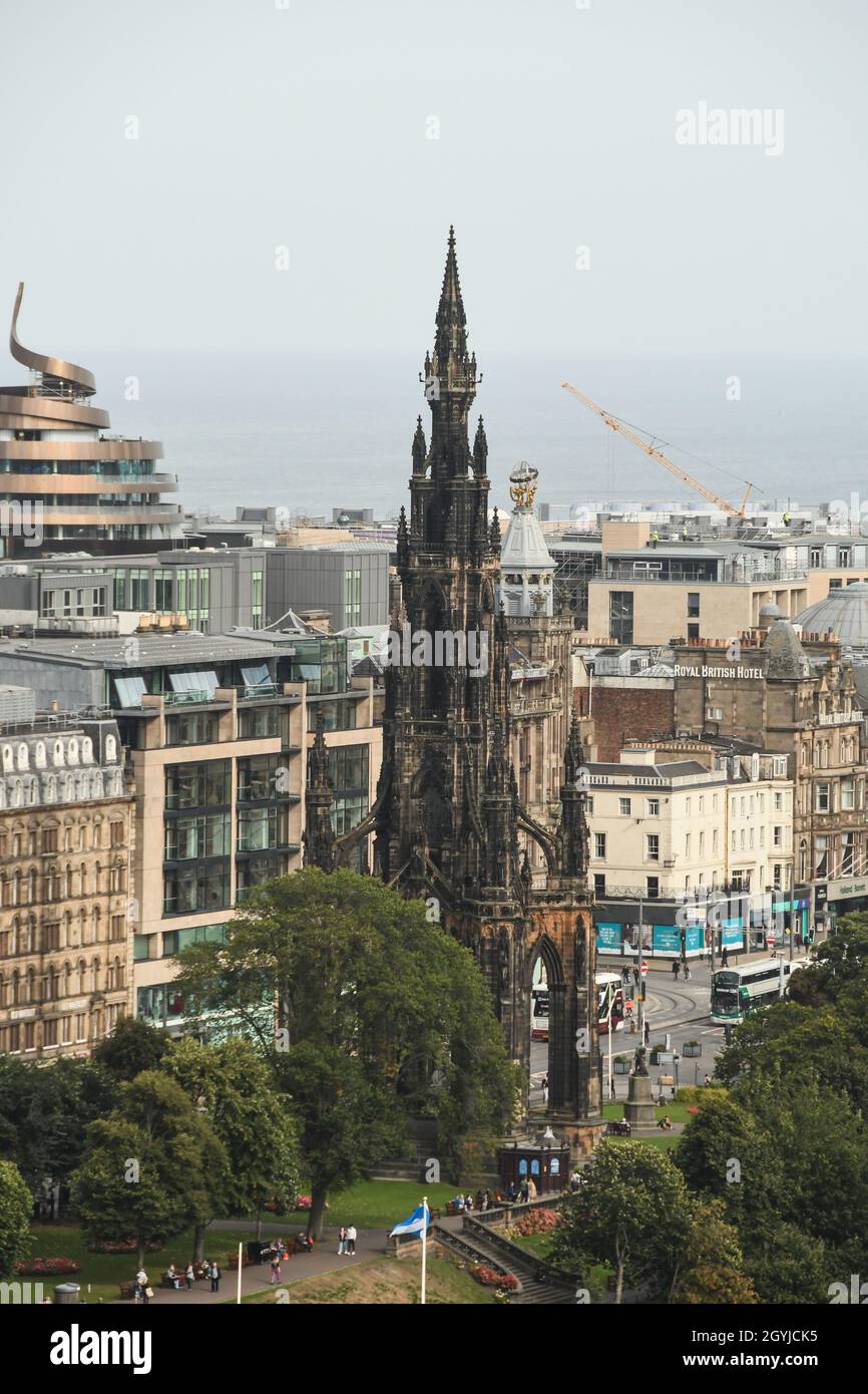 Edinburgh Castle and grounds Stock Photo - Alamy