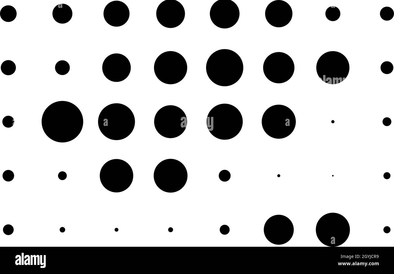 Halftone, random circles, random dots pattern, texture, background ...