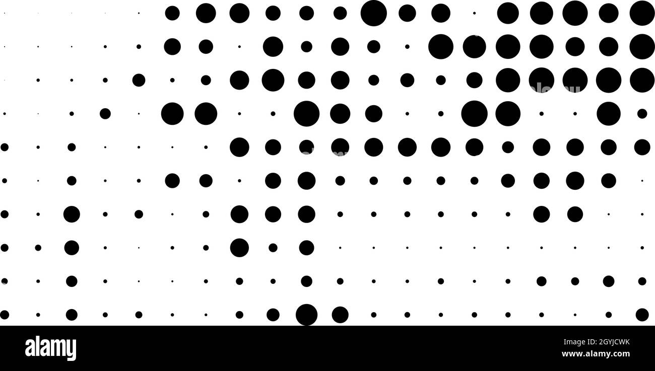 Halftone, random circles, random dots pattern, texture, background ...