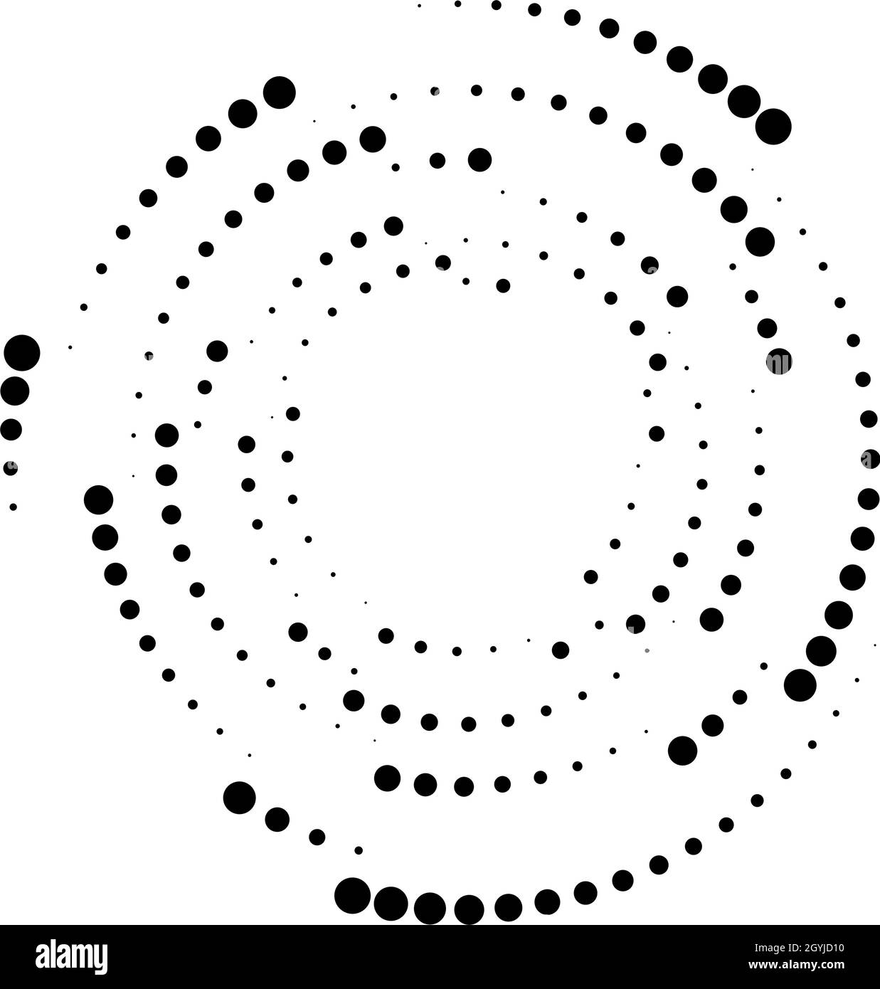 Spiral, swirl ,twirl circular, concentric element. Whirlpool, whirlwind ...